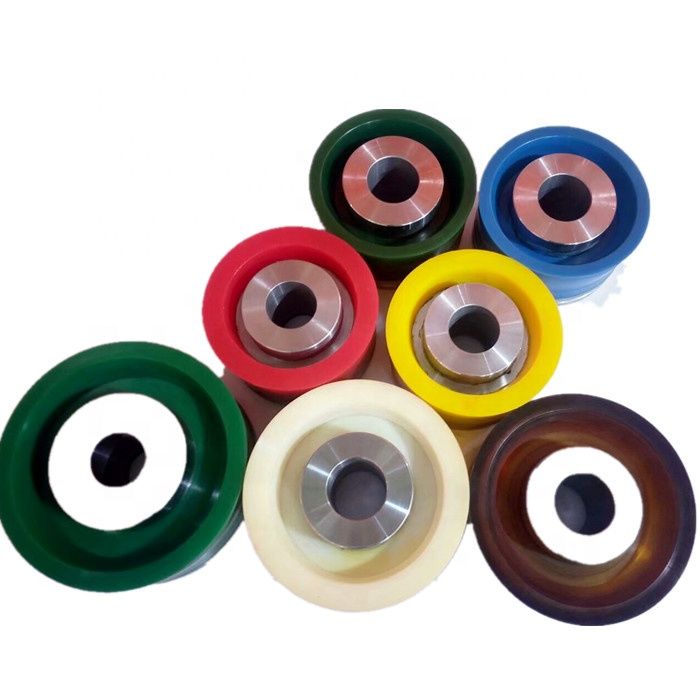 6” Urethane Bonded Piston, (Orange Color Rubber) Part Number: Llu60b15 ...