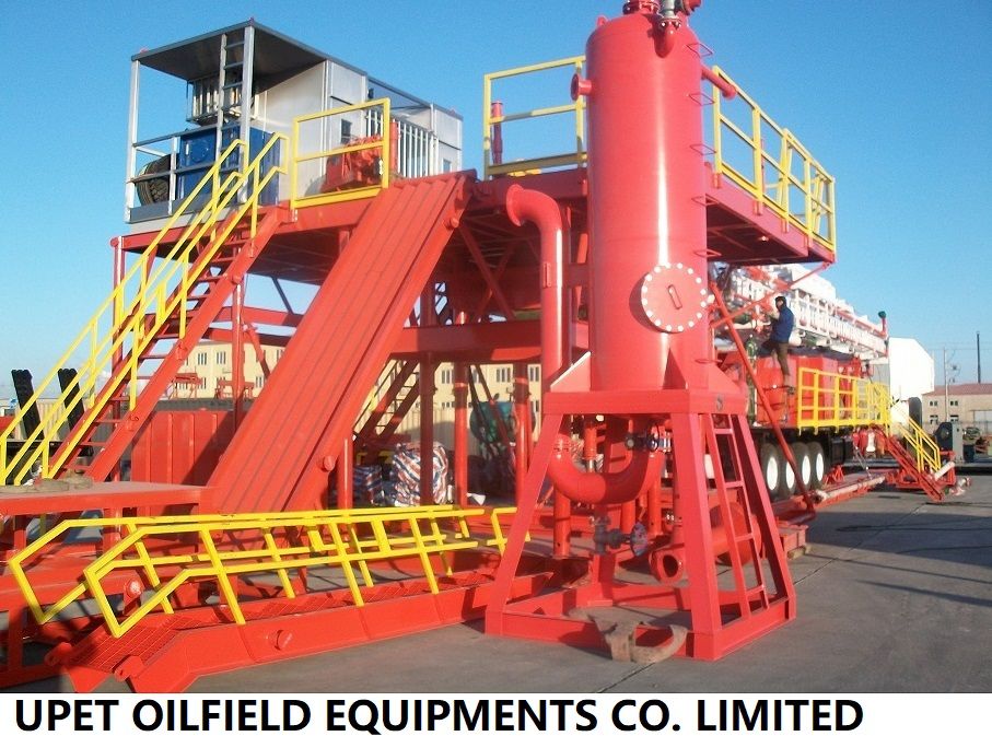 API Drilling Rig Solid Control System Gas-Liquid Separator Hyq800 ...